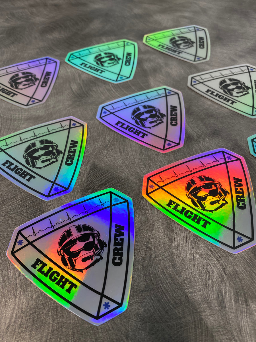 Flight Crew Holographic Stickers – Emergency Response Apparel